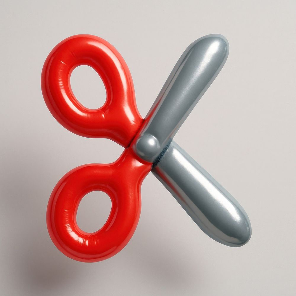 Inflatable scissors toy art | Free Photo Illustration - rawpixel