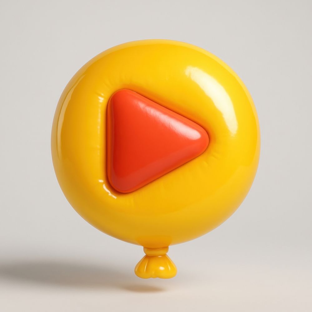 Playful balloon button design | Free Photo Illustration - rawpixel