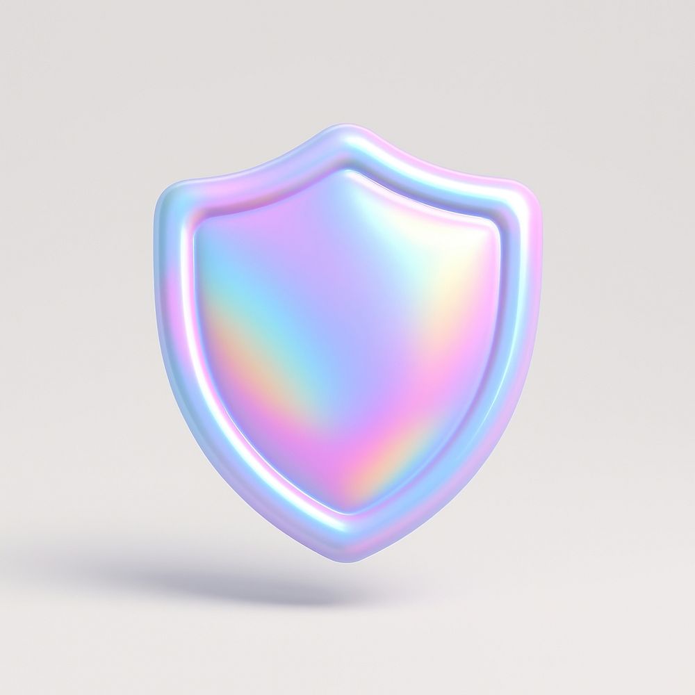 Holographic shield design illustration | Free Photo Illustration - rawpixel