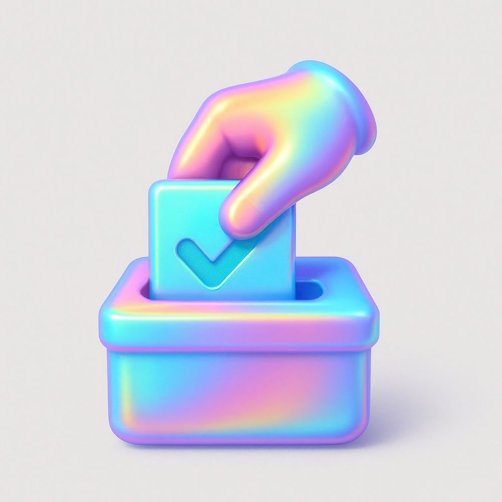 Colorful 3D voting illustration | Free Photo Illustration - rawpixel