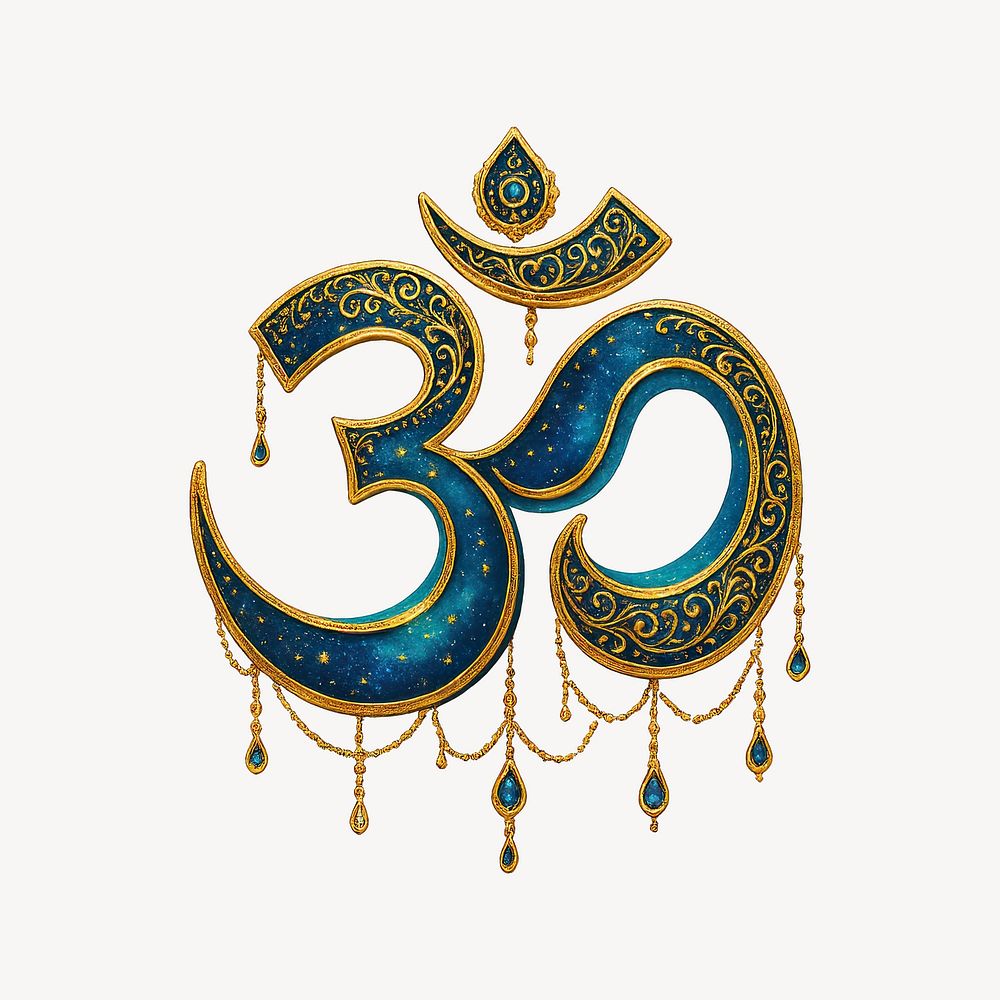 Intricate Om symbol illustration | Free Photo Illustration - rawpixel