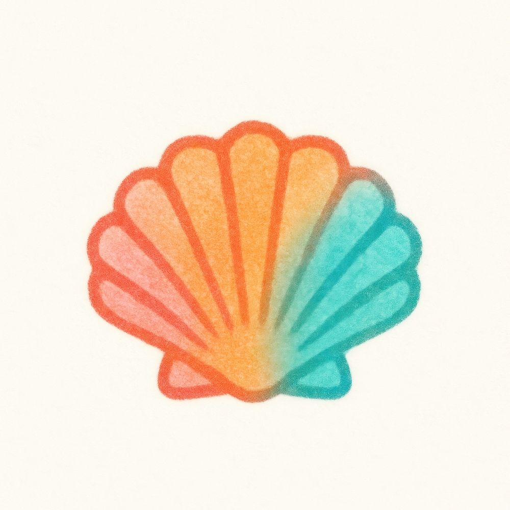 Colorful seashell gradient illustration | Free Photo Illustration ...