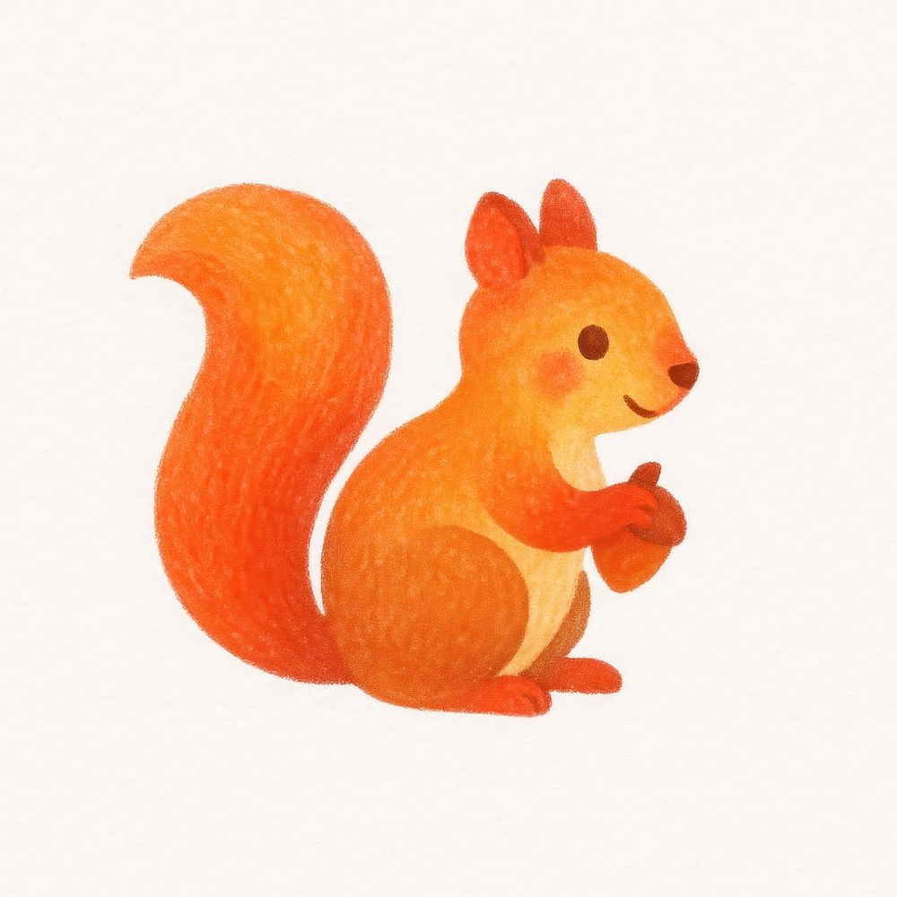 Cute squirrel illustration art | Free Photo Illustration - rawpixel