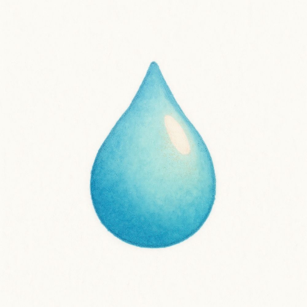 Blue water droplet illustration | Free Photo Illustration - rawpixel