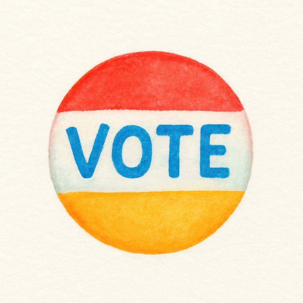 Colorful circular vote illustration | Free Photo Illustration - rawpixel