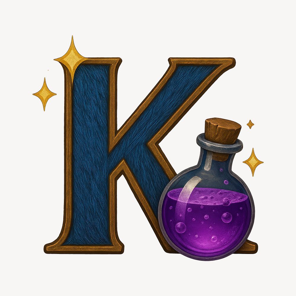 Fantasy letter with magical potion | Free Photo Illustration - rawpixel