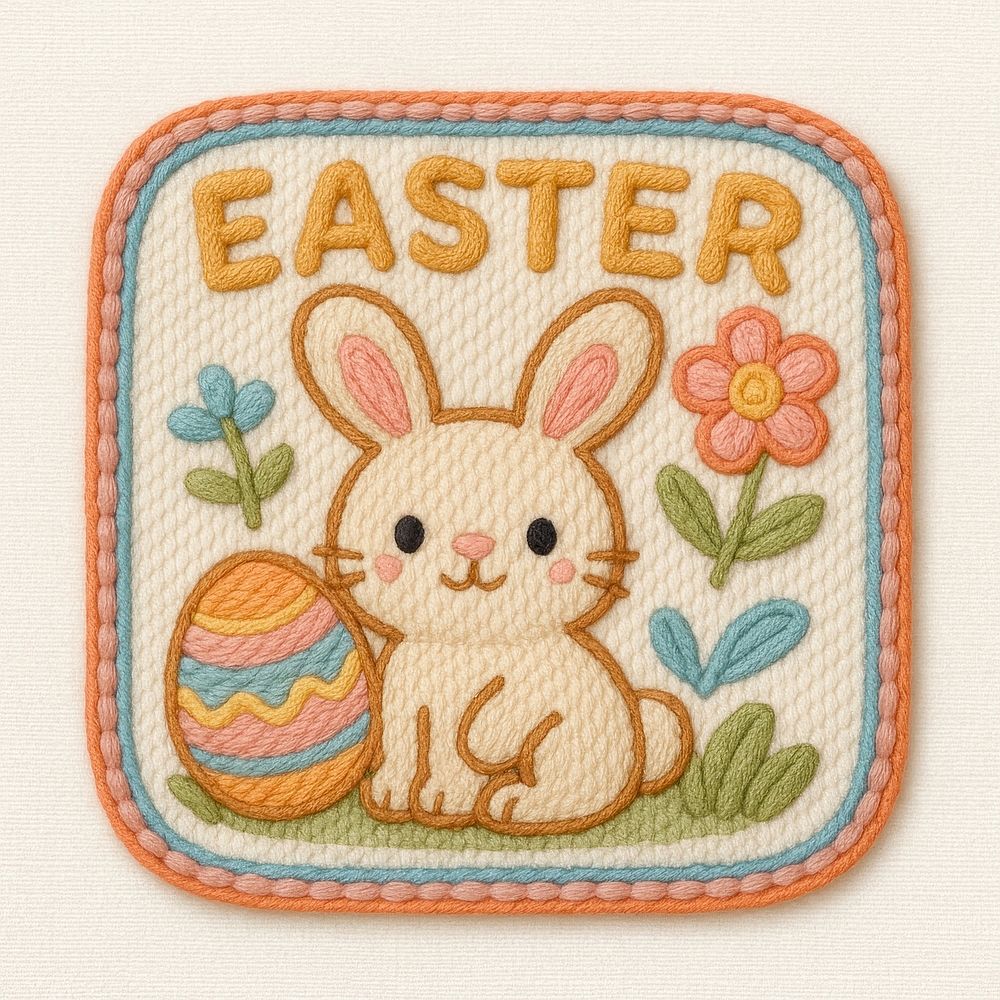Cute Easter bunny illustration | Free Photo Illustration - rawpixel