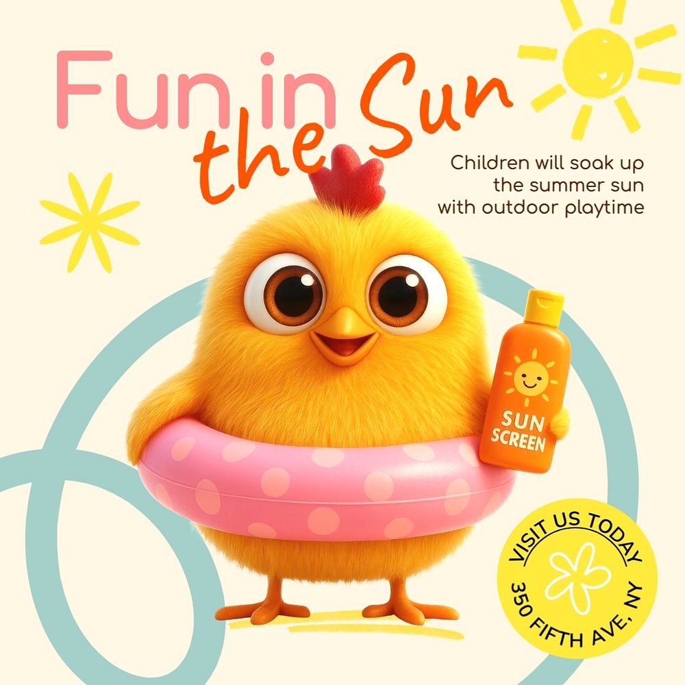 Outdoor playtime, creative template design | Free Photo - rawpixel