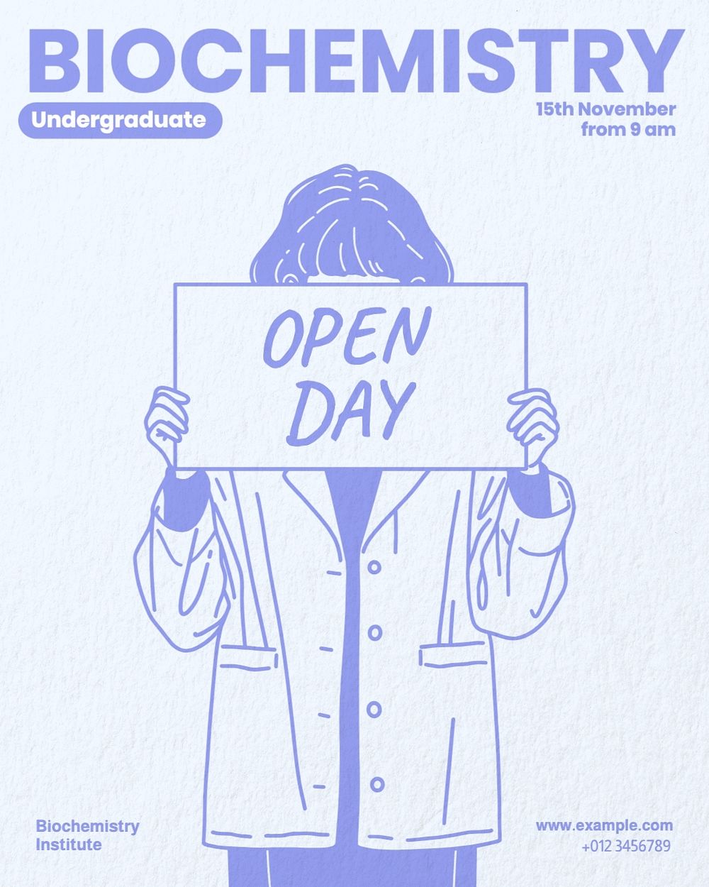 Biochemistry open day, creative template | Free Photo - rawpixel