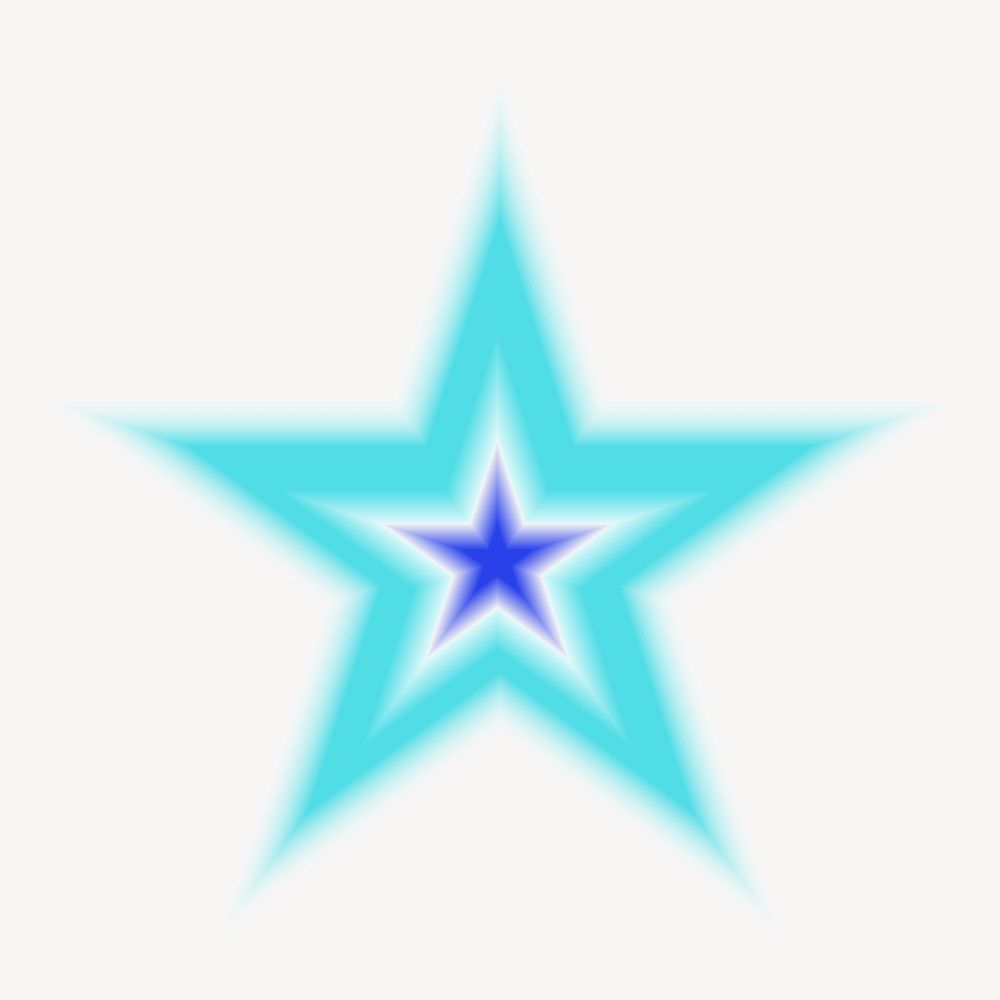 Vibrant layered star illustration | Premium Photo Illustration - rawpixel
