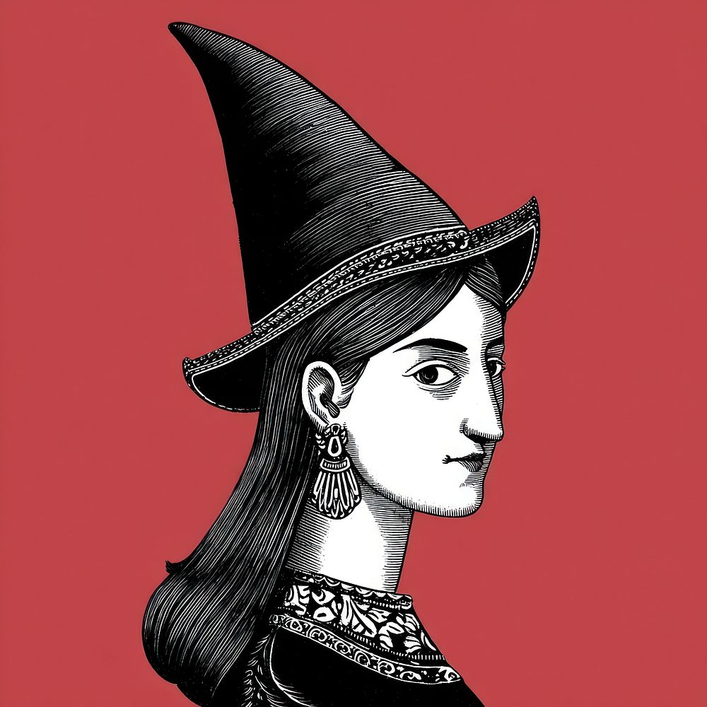 Gothic witch psyche illustration background | Free Photo - rawpixel
