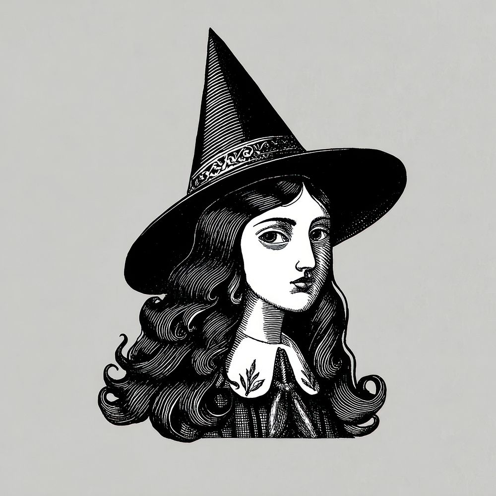 Gothic witch psyche illustration drawing | Free Photo - rawpixel