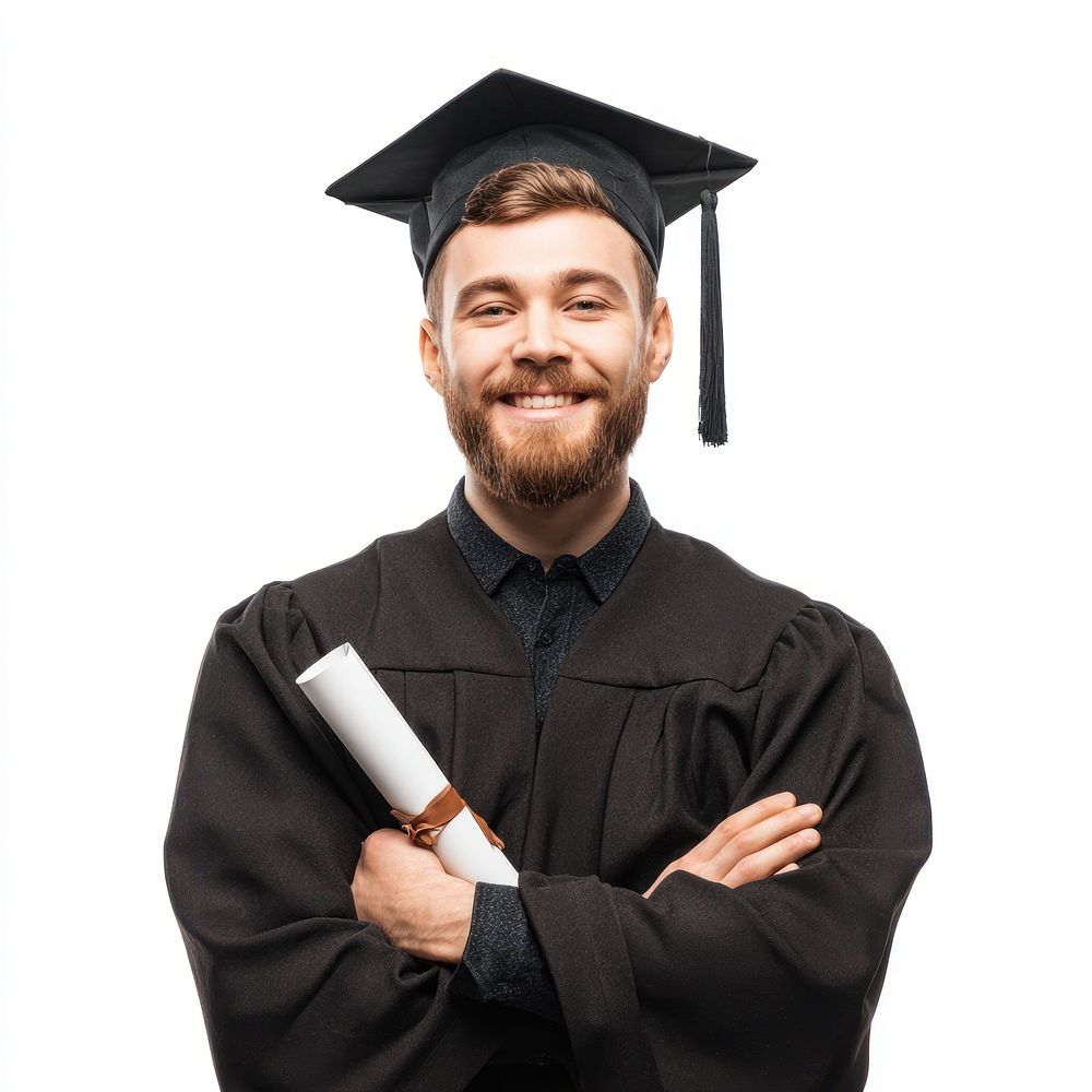 Happy male graduating student diploma | Free Photo - rawpixel
