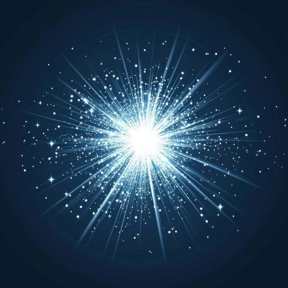 Blue light rays sparkle bright | Free Photo Illustration - rawpixel