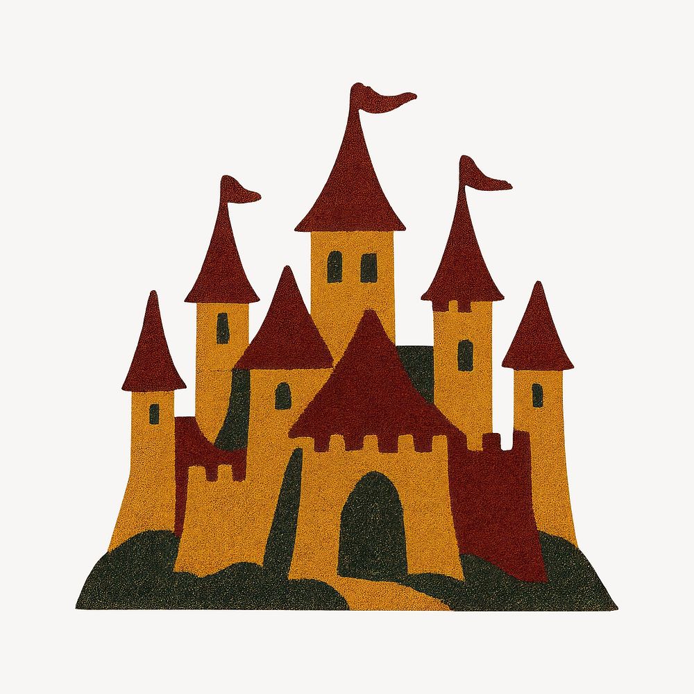 Medieval castle illustration PNG | Free Photo Illustration - rawpixel