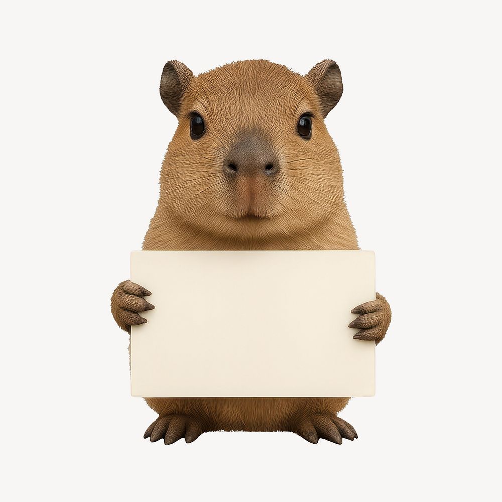 Capybara Animals Art Transparent PNG Images | Free Photos, PNG Stickers ...