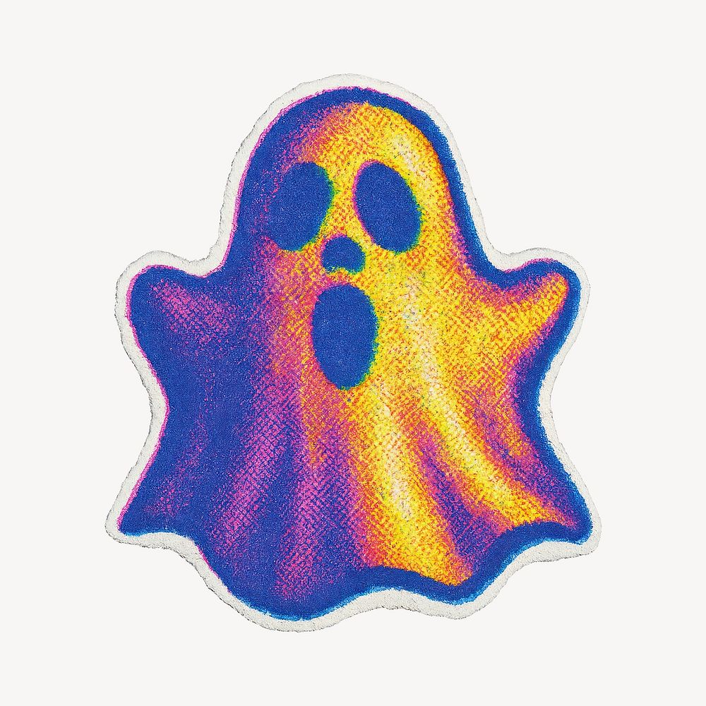 Colorful ghost illustration PNG | Free Photo Illustration - rawpixel