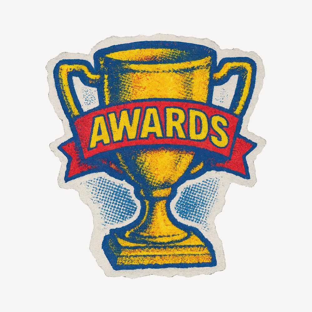Vintage trophy with awards text | Free Photo Illustration - rawpixel