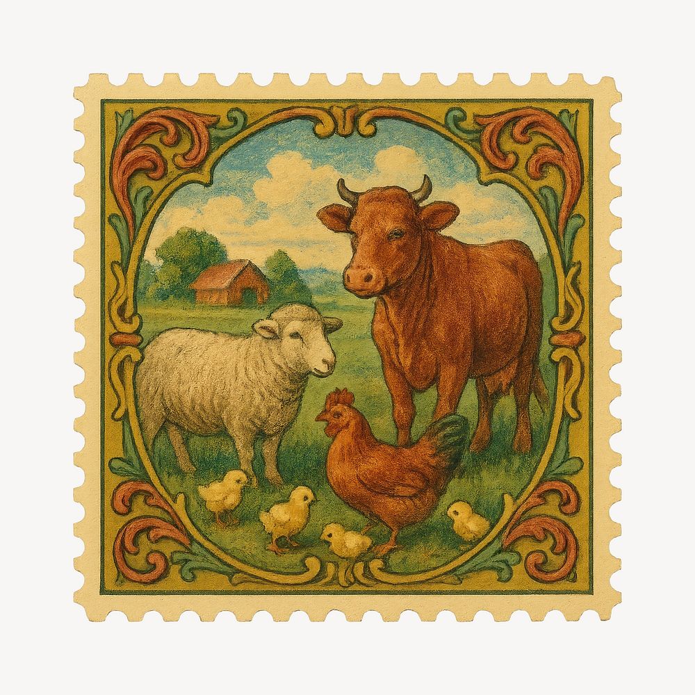 Vintage farm animal illustration | Free Photo Illustration - rawpixel