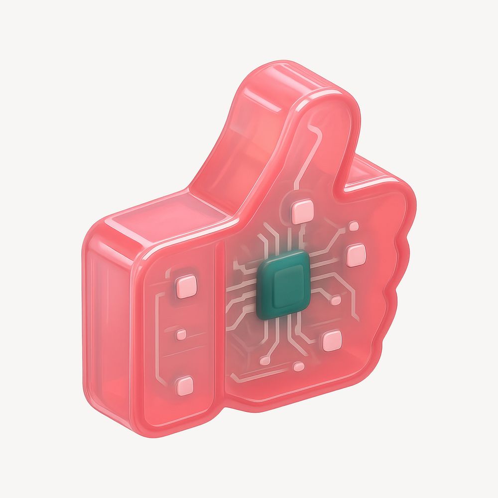 Digital thumbs-up circuit design | Free Photo Illustration - rawpixel