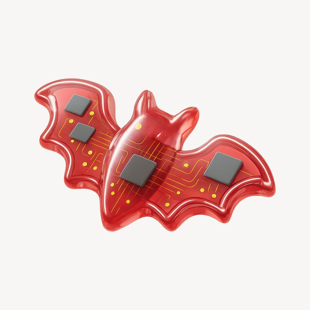 Futuristic bat-shaped circuit | Free Photo Illustration - rawpixel