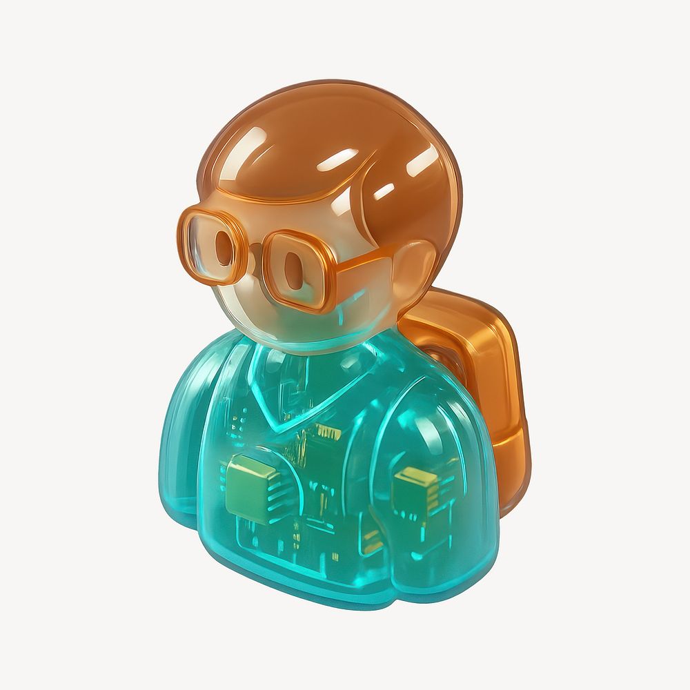 Futuristic tech-inspired 3D avatar | Free Photo Illustration - rawpixel
