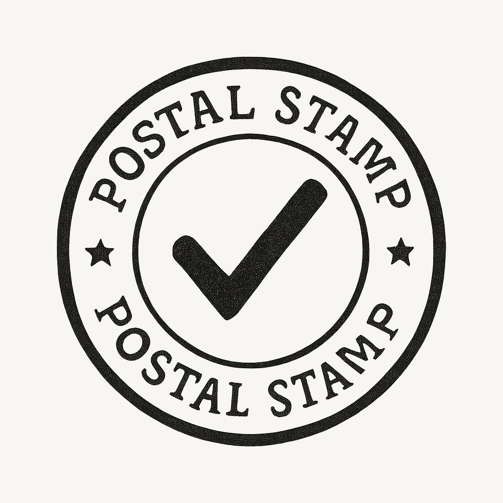 Vintage postal stamp illustration | Free Photo Illustration - rawpixel