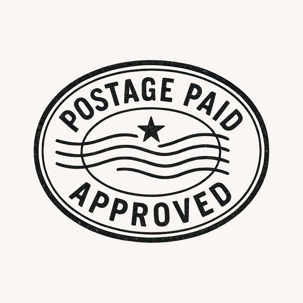 Vintage postage stamp illustration | Free Photo Illustration - rawpixel