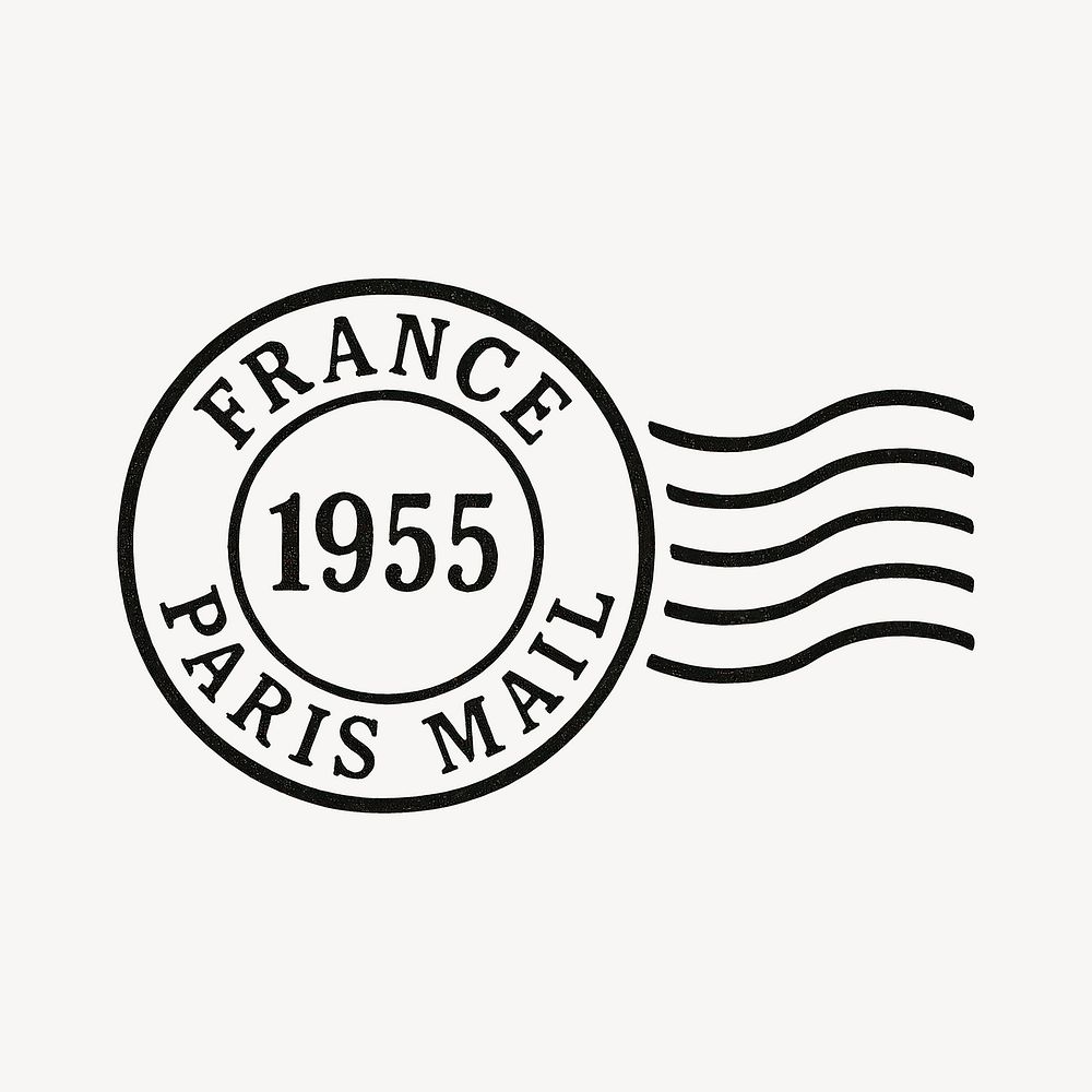 Vintage postal stamp illustration | Free Photo Illustration - rawpixel