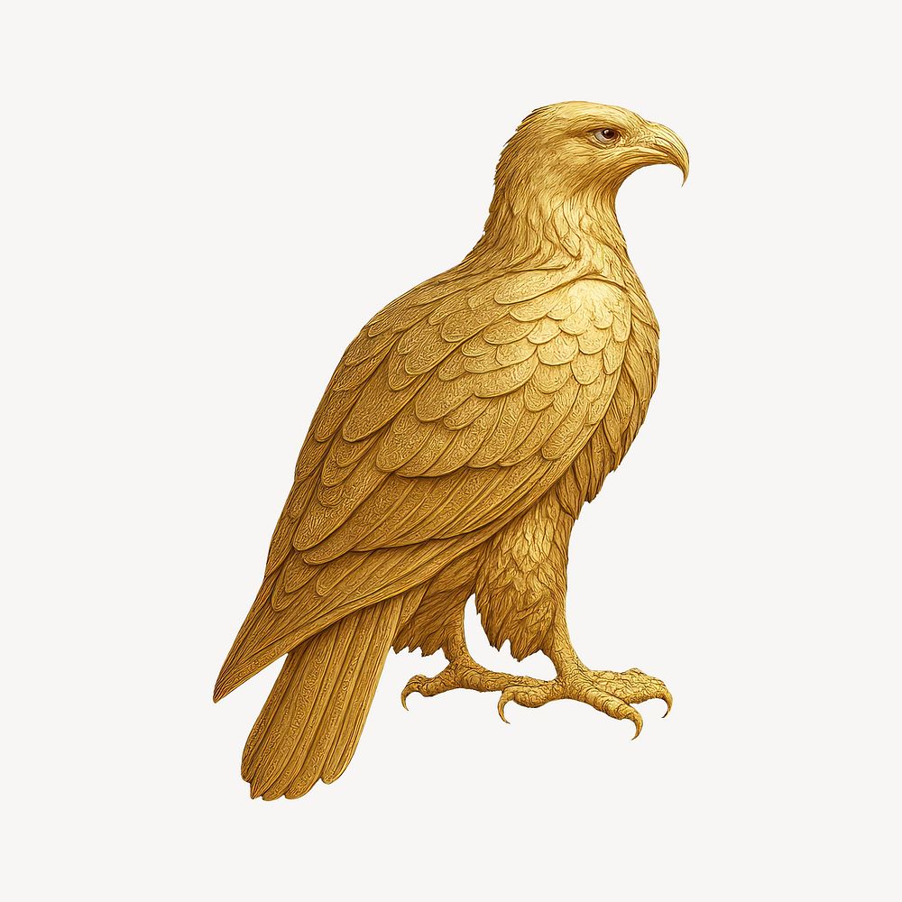 Golden eagle illustration art | Free Photo Illustration - rawpixel