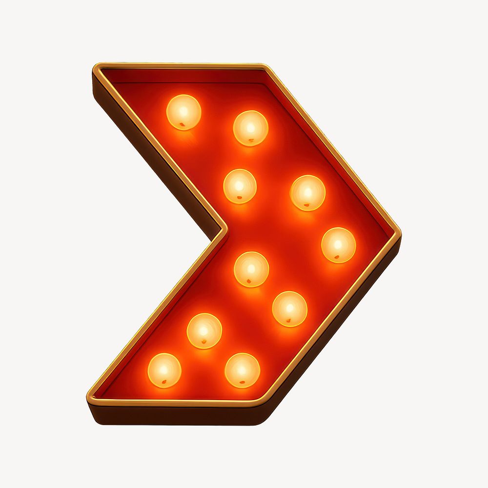 Retro illuminated arrow sign | Free Photo - rawpixel