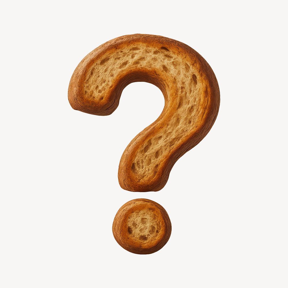 Toasted bread question mark | Free Photo - rawpixel