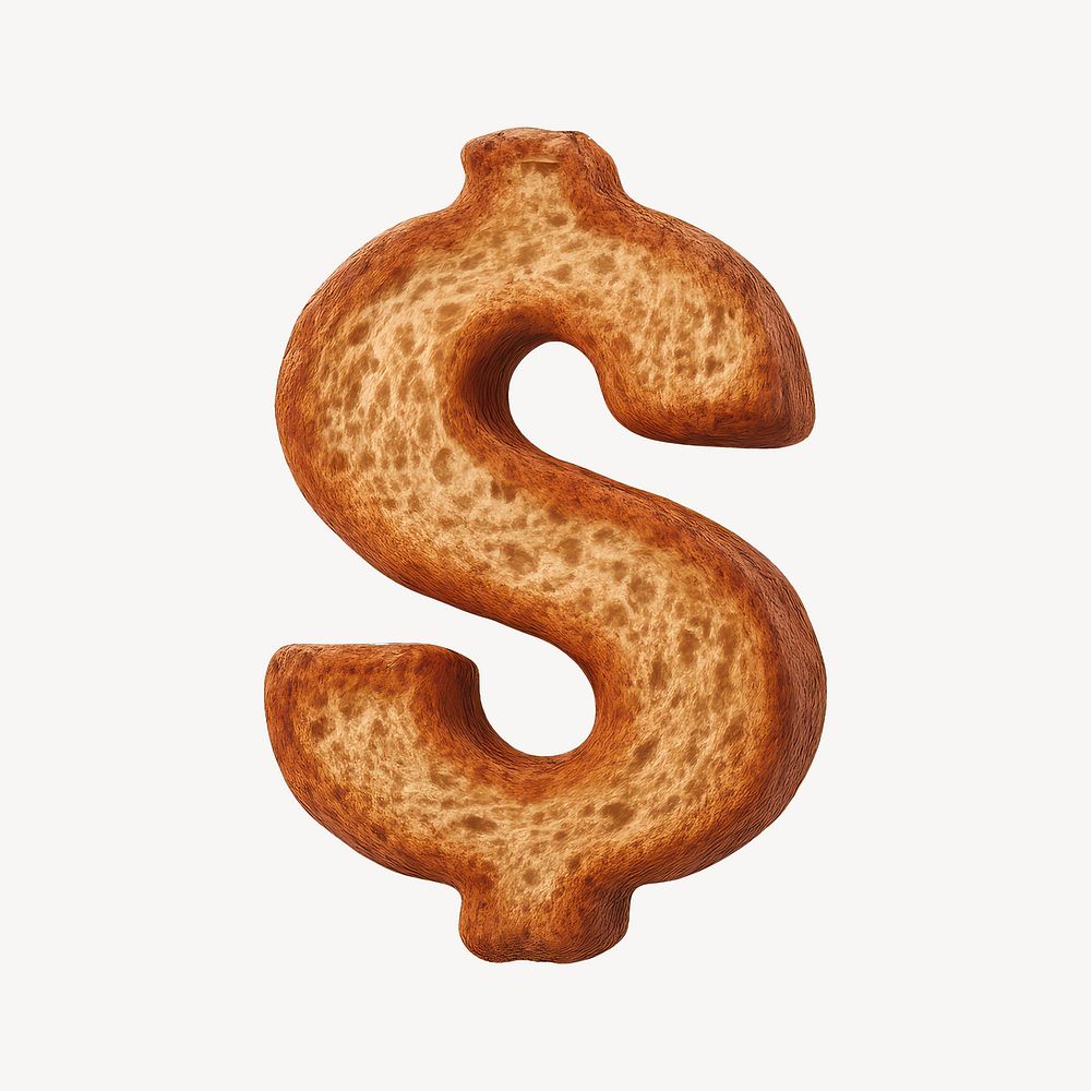 Bread dollar sign icon | Free Photo - rawpixel