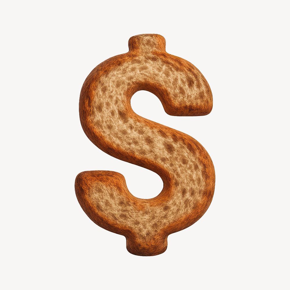 Furry textured dollar symbol | Free Photo - rawpixel