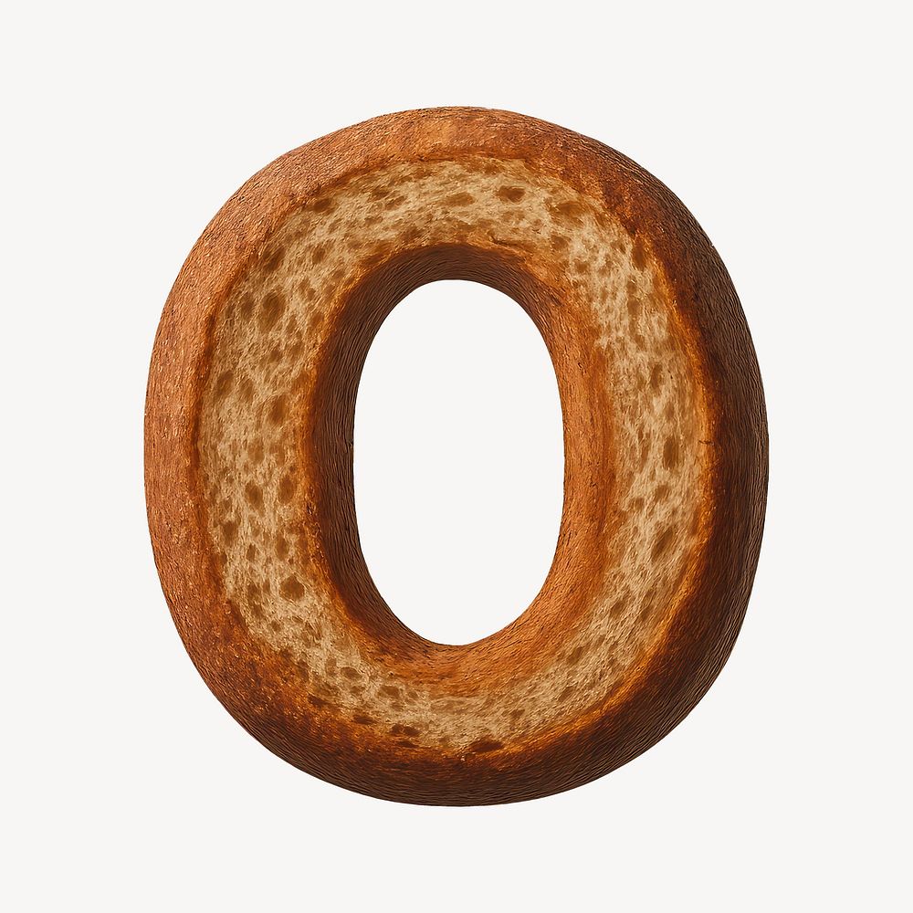 Realistic bread zero shape | Free Photo - rawpixel