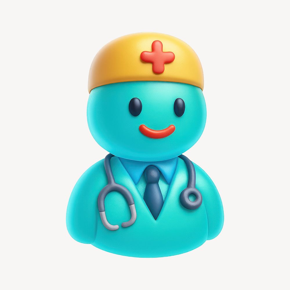 3D medical professional emoji | Free Photo Illustration - rawpixel