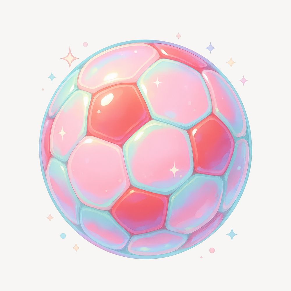 Pastel soccer ball illustration | Free Photo Illustration - rawpixel