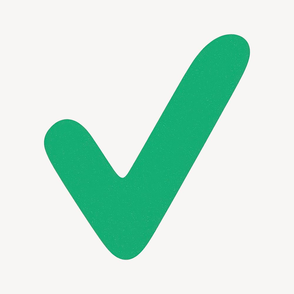 Green checkmark symbol illustration | Free Photo Illustration - rawpixel