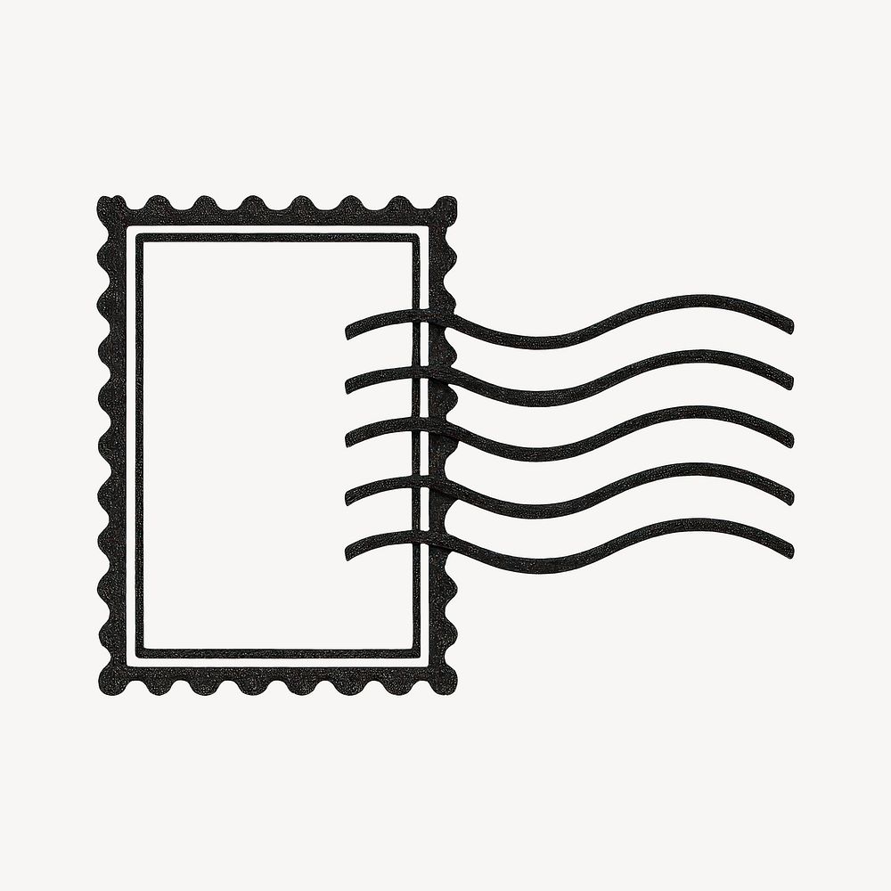 Vintage postage stamp outline illustration | Free Photo Illustration ...