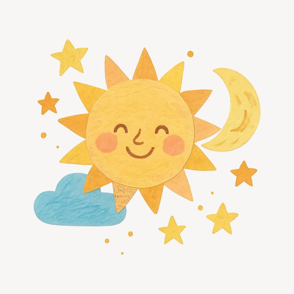 Whimsical celestial illustration delight | Free Photo Illustration ...