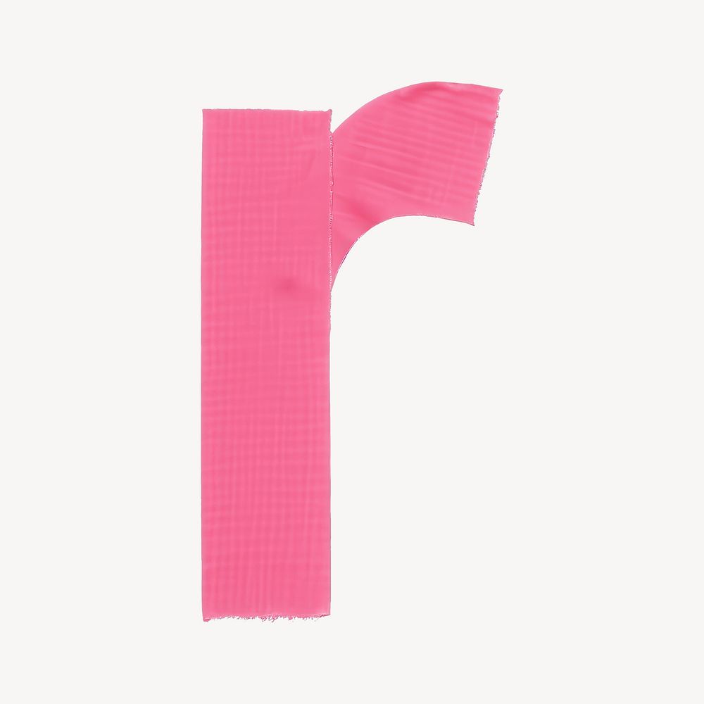 Pink duct tape letter R | Free Photo - rawpixel