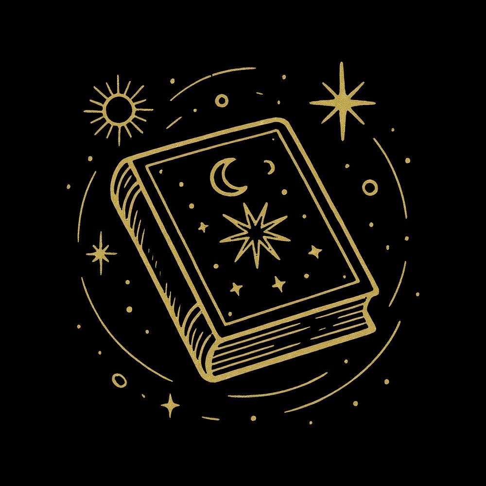 Mystical celestial book illustration | Free Photo Illustration - rawpixel
