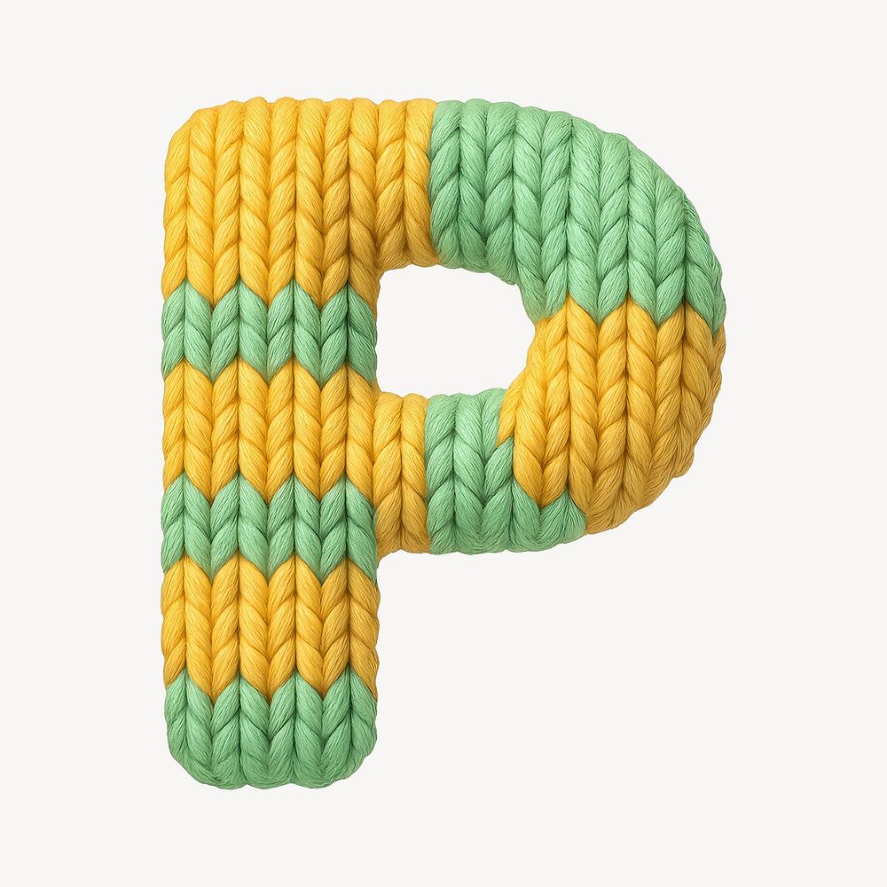 Knitted letter P texture | Free Photo - rawpixel