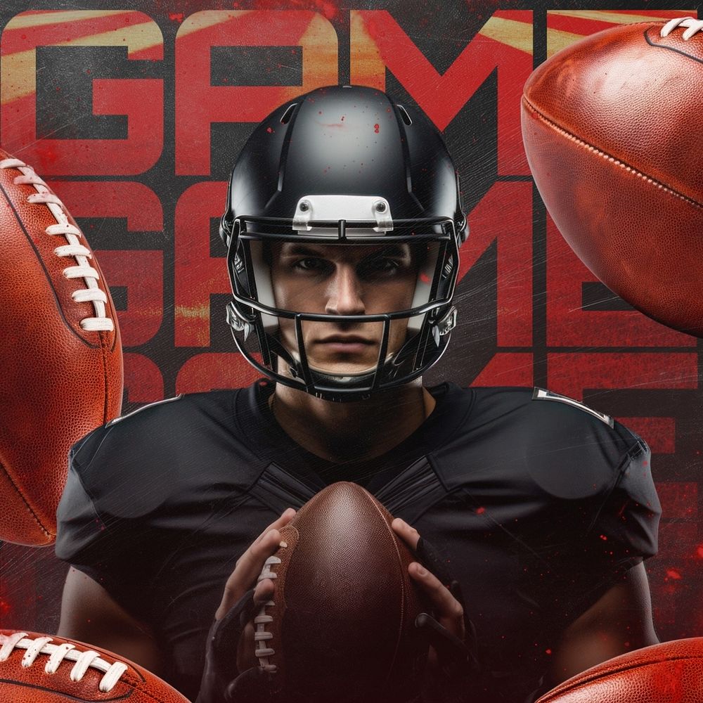 Dynamic football player portrait background | Free Photo - rawpixel