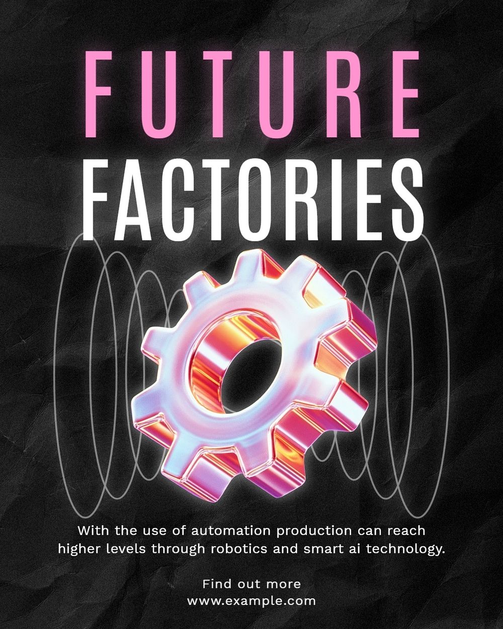 Futuristic automation technology concept template | Premium Photo ...