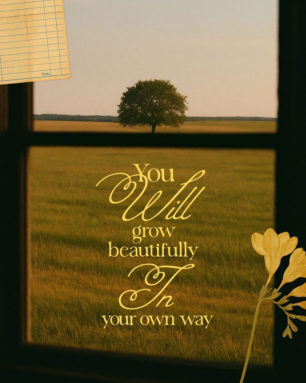 Inspirational nature window view template | Premium Photo - rawpixel