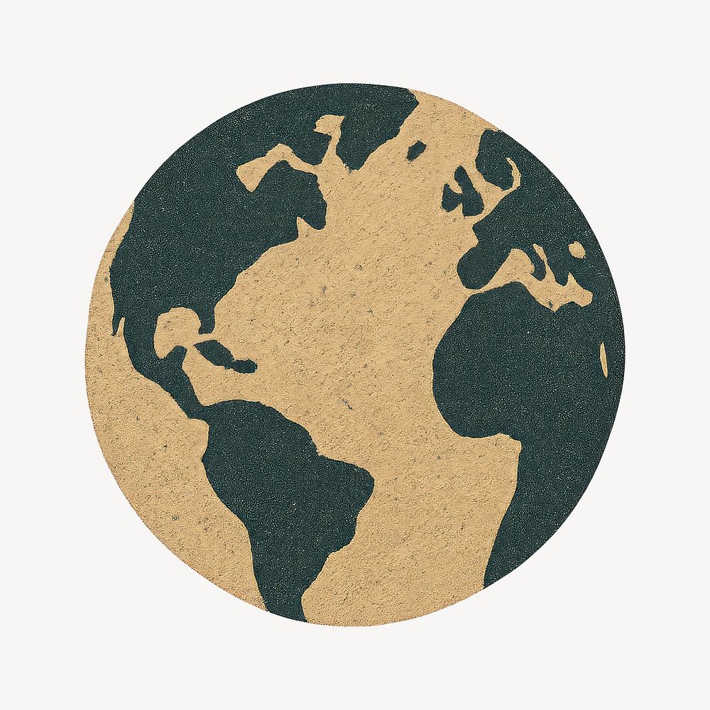 Earth map texture illustration | Free Photo Illustration - rawpixel
