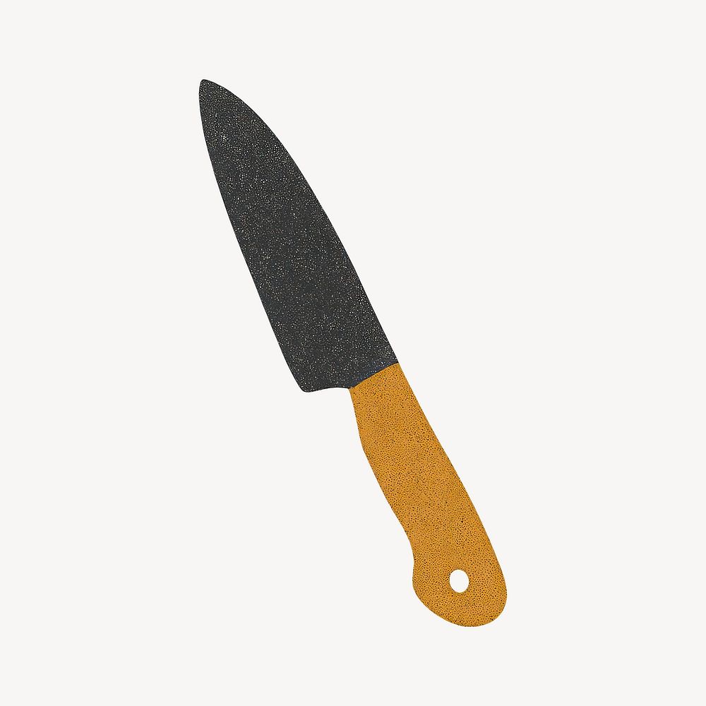 Stylized knife with textured handle | Free Photo Illustration - rawpixel
