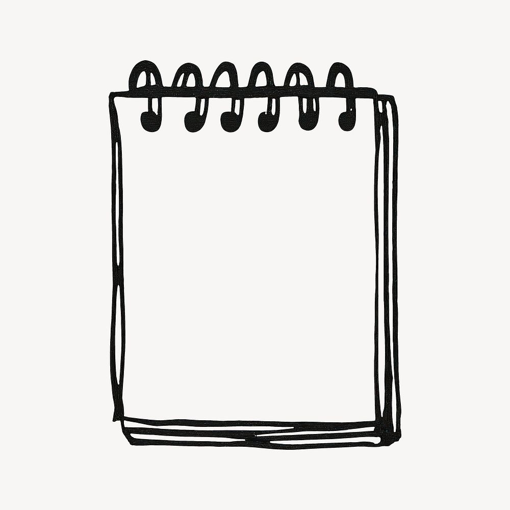 Minimalist spiral notebook sketch | Free Photo Illustration - rawpixel