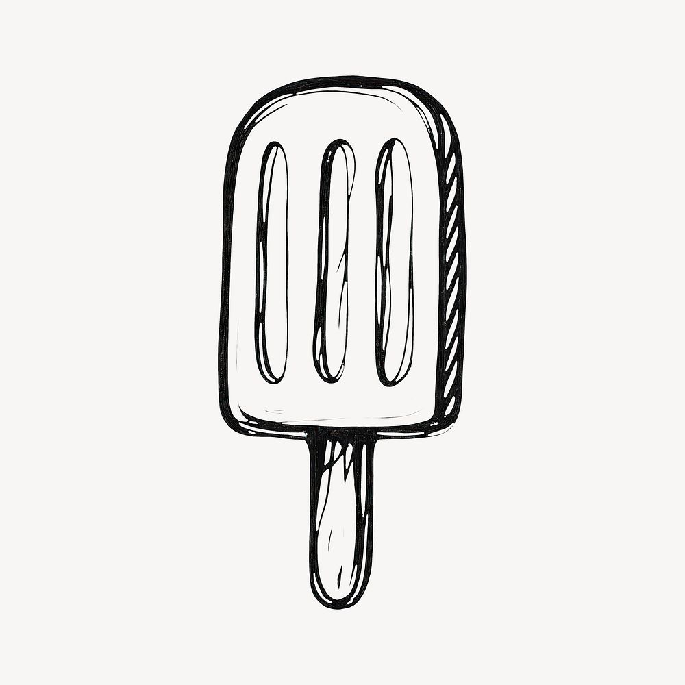 Hand-drawn popsicle illustration | Free Photo Illustration - rawpixel